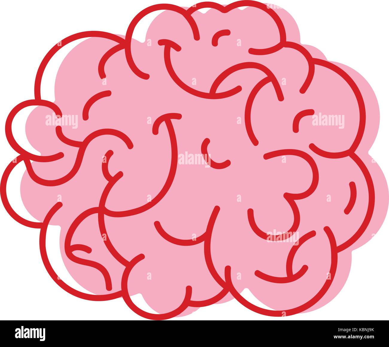human brain anatomy to creative and intellect Stock Vector Image & Art ...