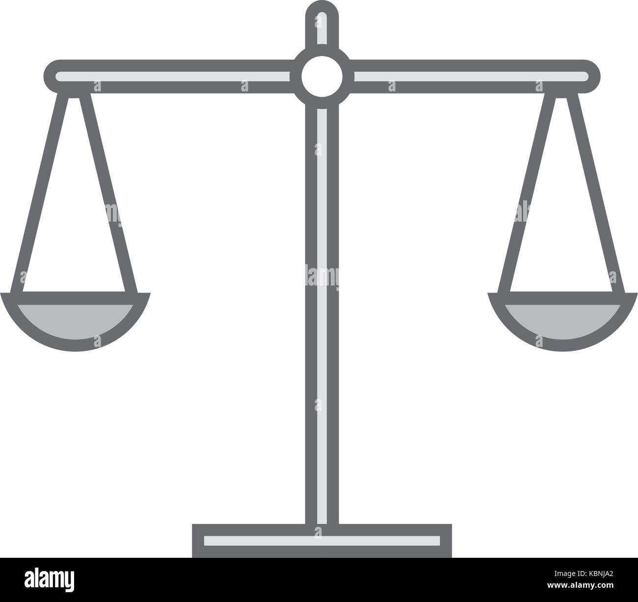 grayscale balance kilogram instrument object design Stock Vector Image ...