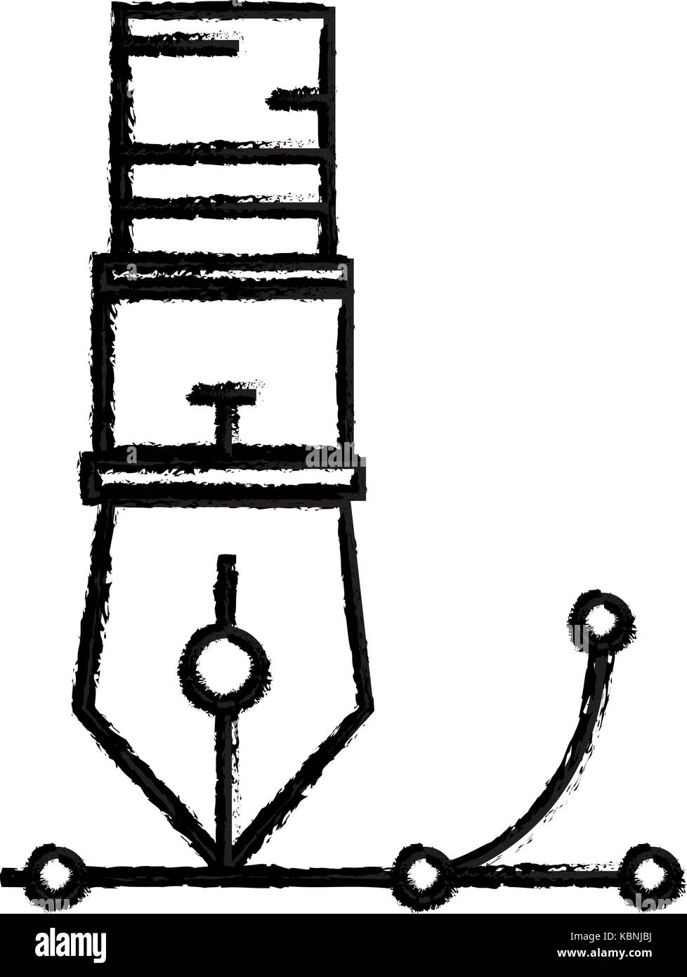 figure pen object design tool to write Stock Vector Image & Art - Alamy