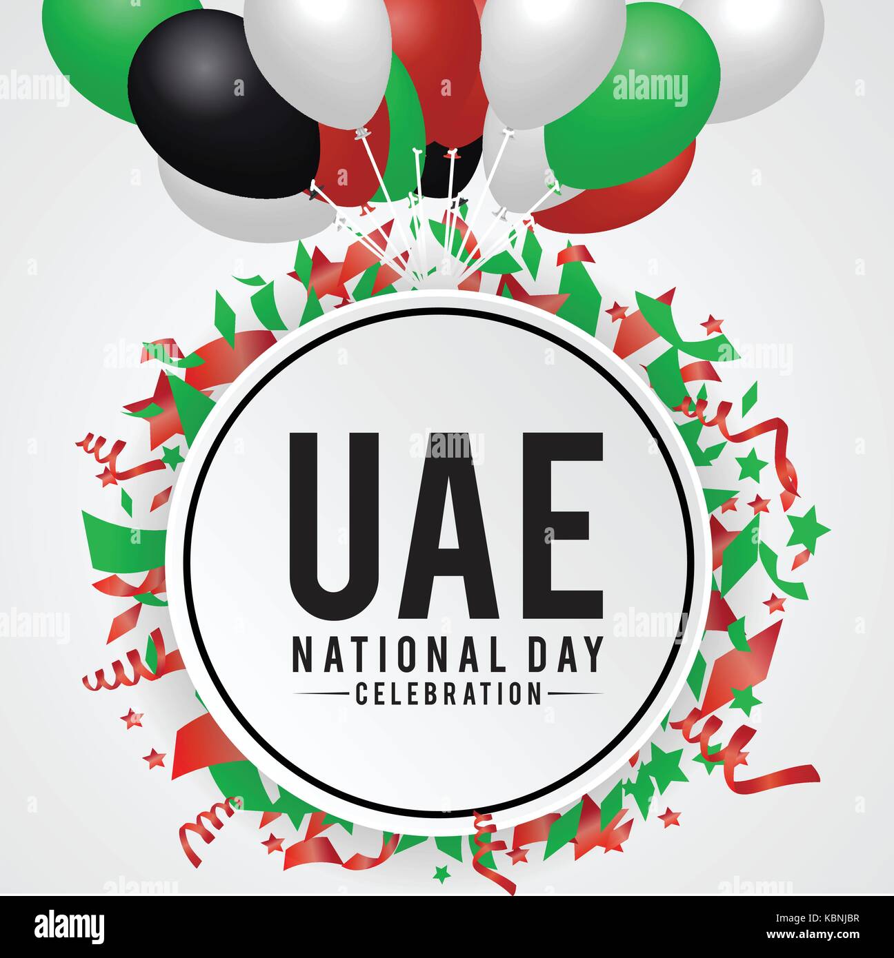 United Arab Emirates national day background design with colorful ...