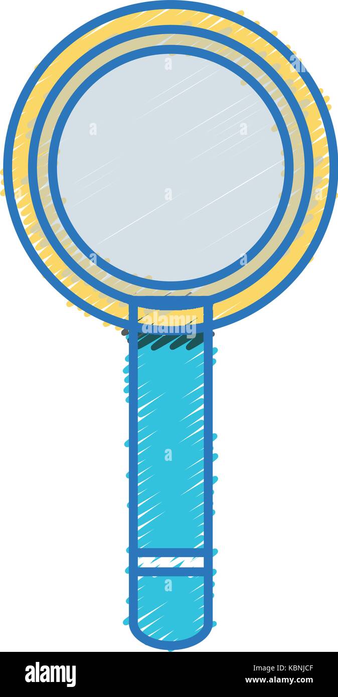 magnifying glass tool object design Stock Vector Image & Art - Alamy