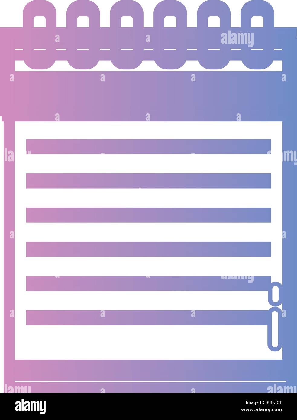 line notebook papers object design to write Stock Vector Image & Art ...