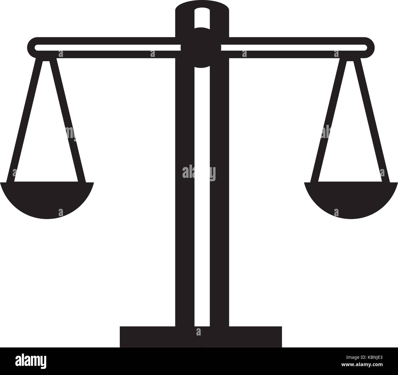 contour balance kilogram instrument object design Stock Vector Image ...