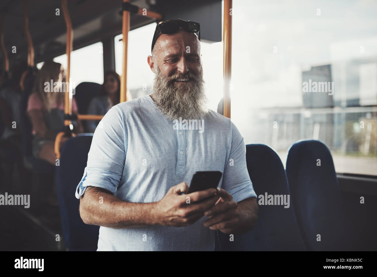 Bus reading hi-res stock photography and images - Alamy