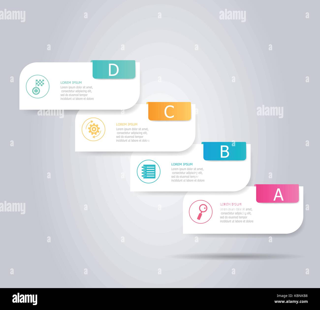 abstract steps infographic element background vector illustration Stock ...