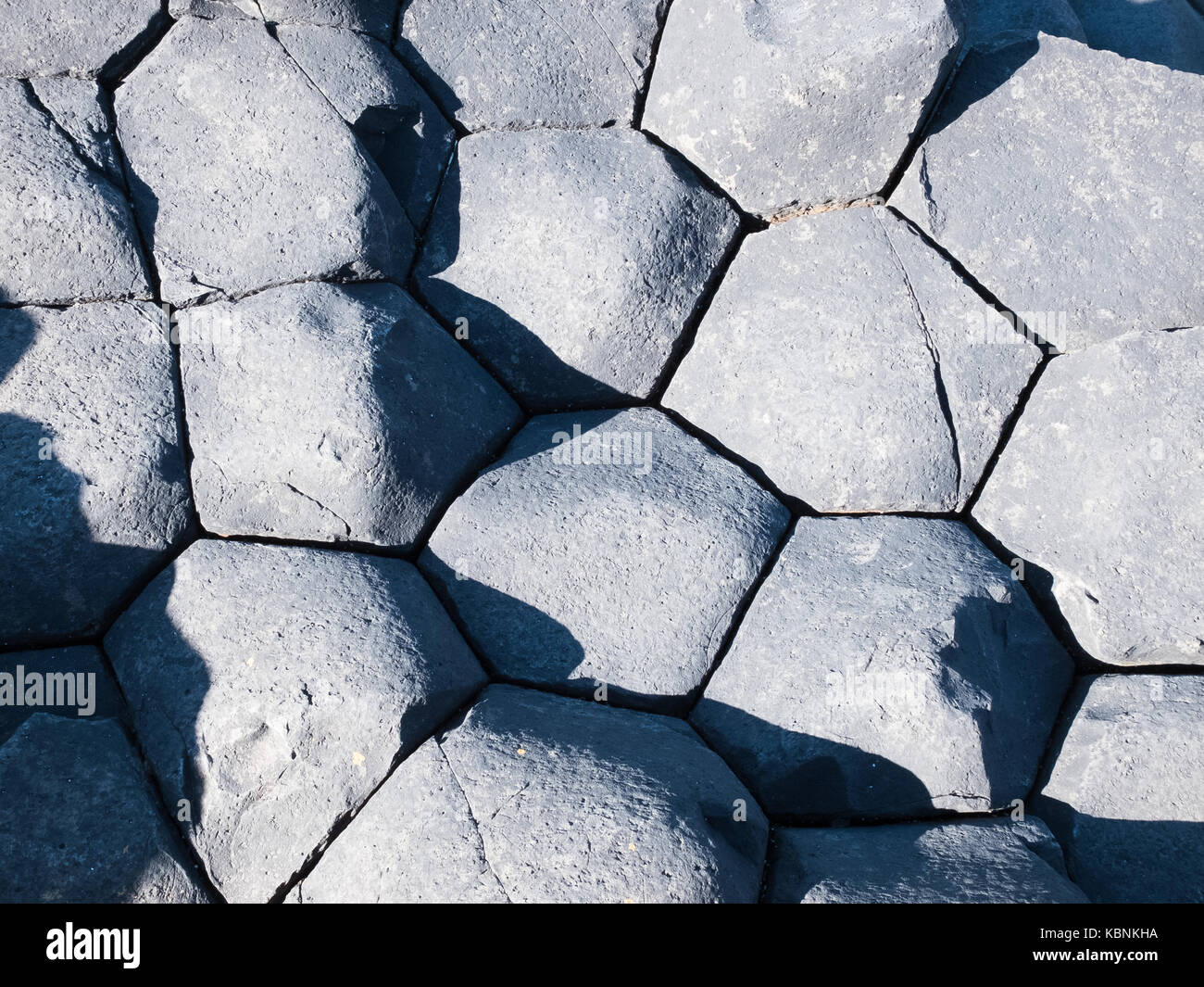 Rock formation Giant's Causeway - Antrim, Northern Ireland Stock Photo ...