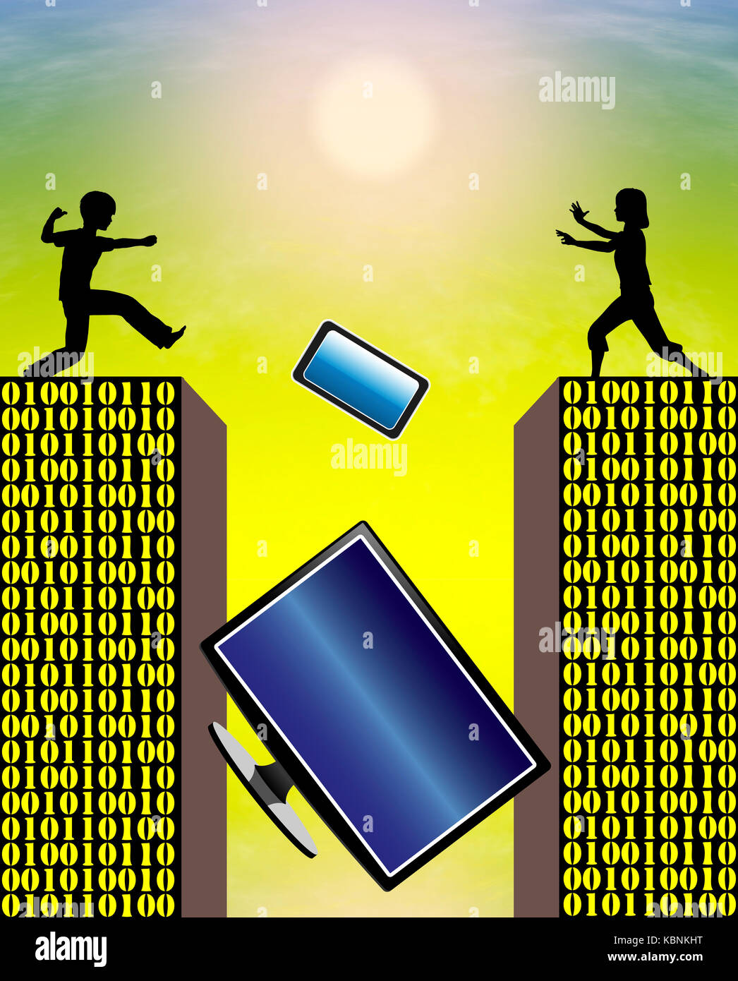 Keeping away computer and cellphones from children in childhood ...