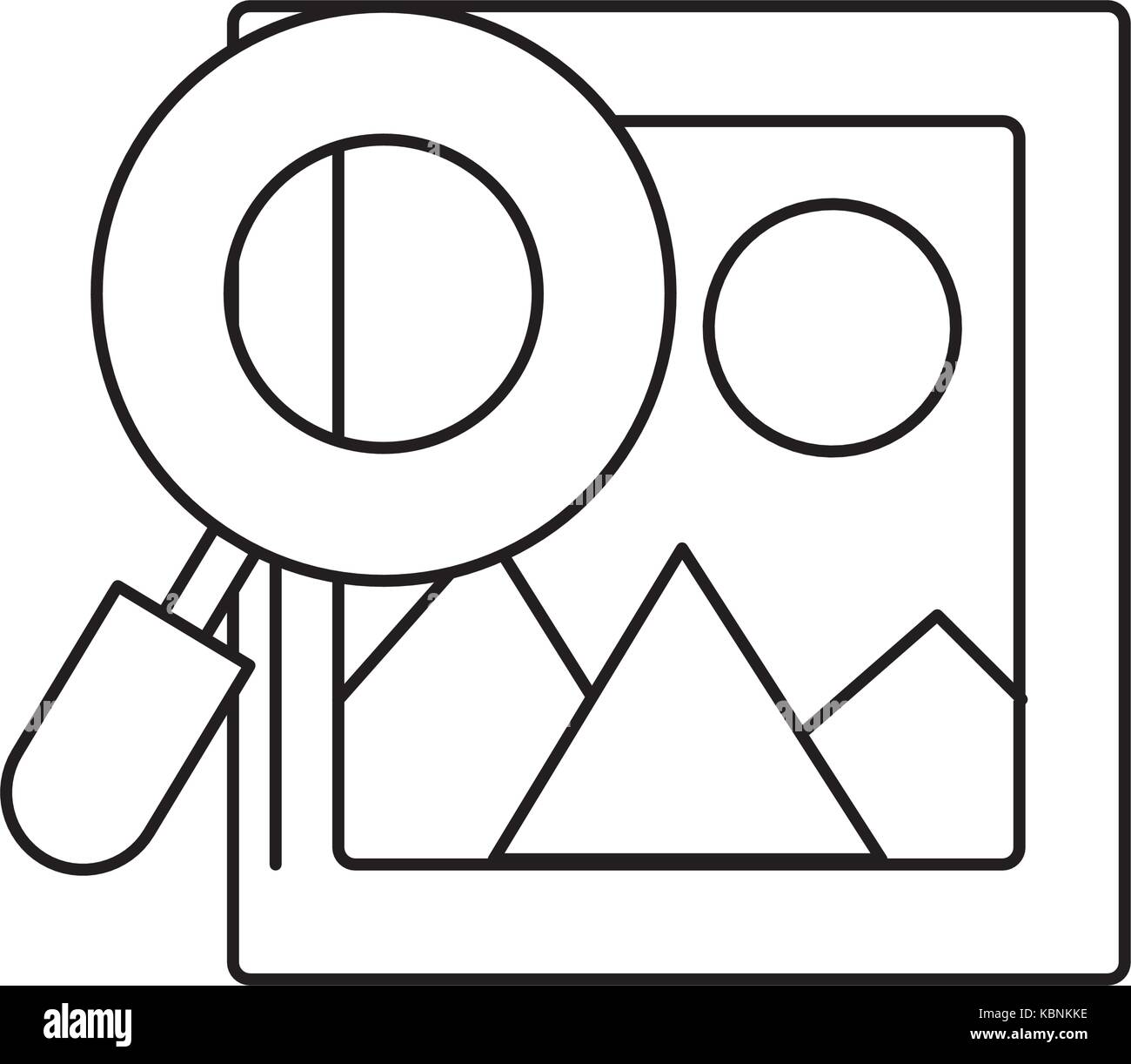 line frame picture image art design Stock Vector Image & Art - Alamy