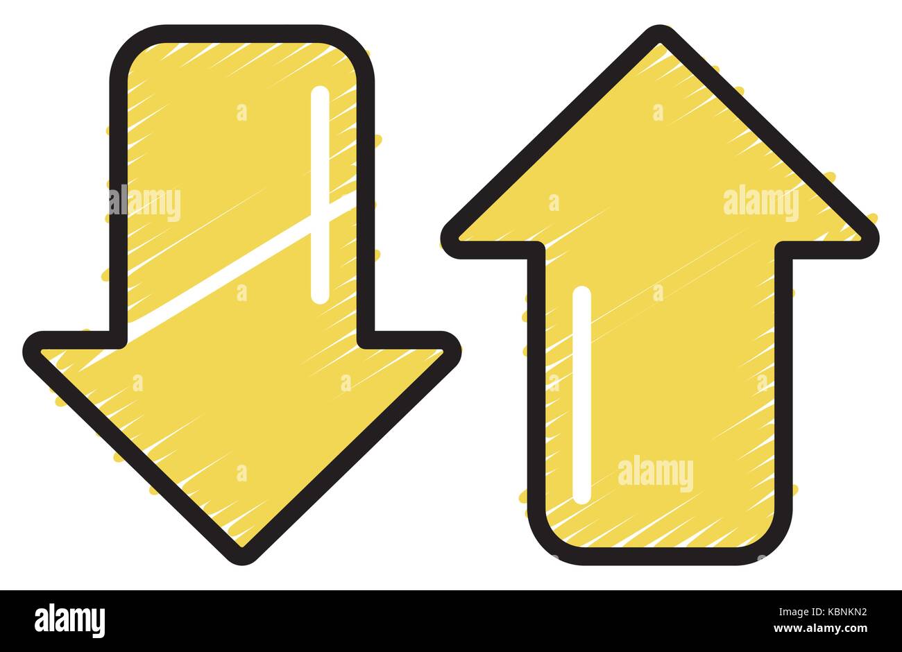 arrows to loading digital data connection Stock Vector Image & Art - Alamy