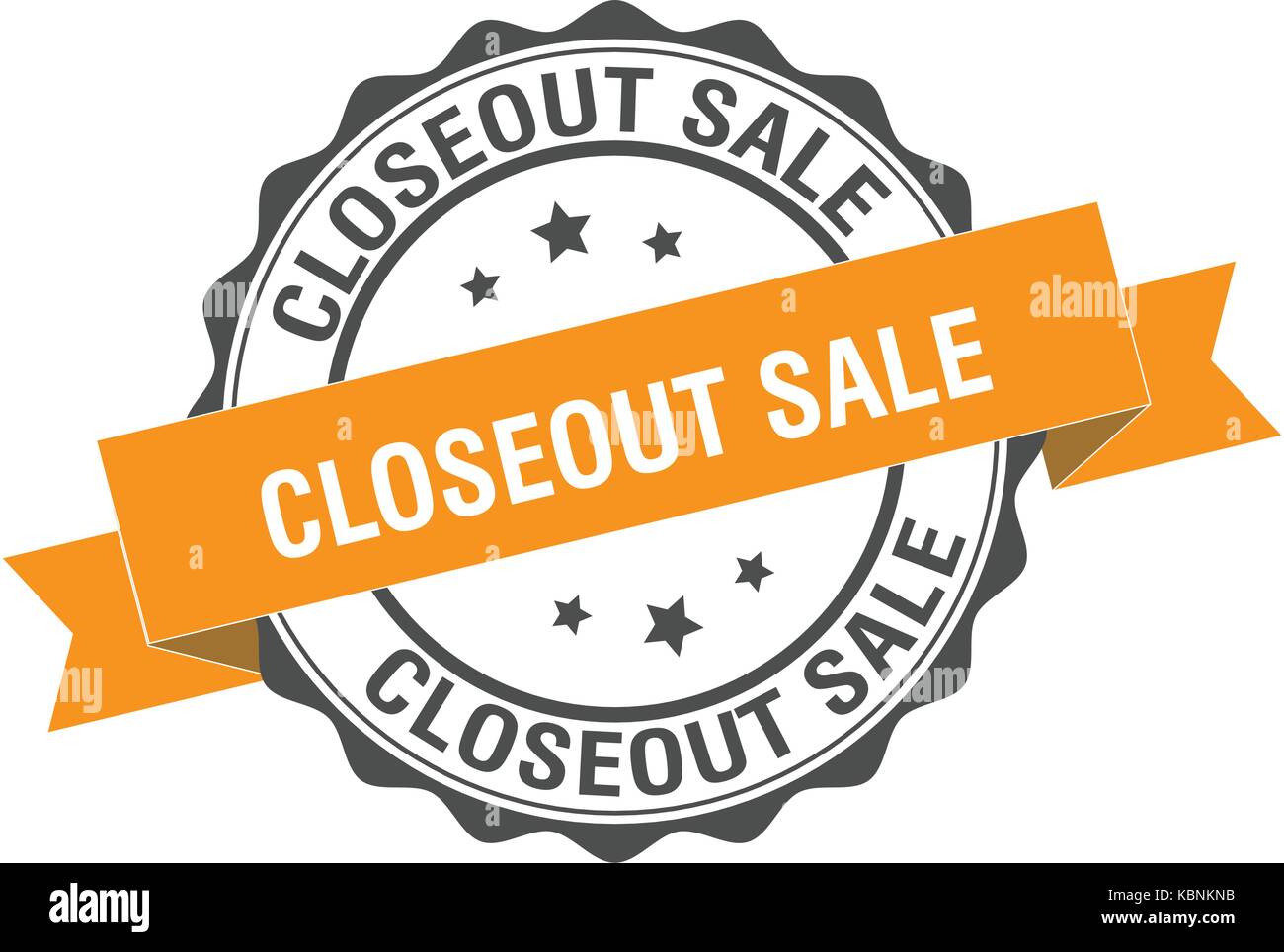 Closeout sale stamp illustration Stock Vector Image & Art - Alamy