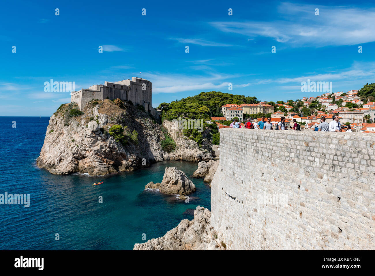 Dubrovnik lovrijenac fort walls hi-res stock photography and images - Alamy