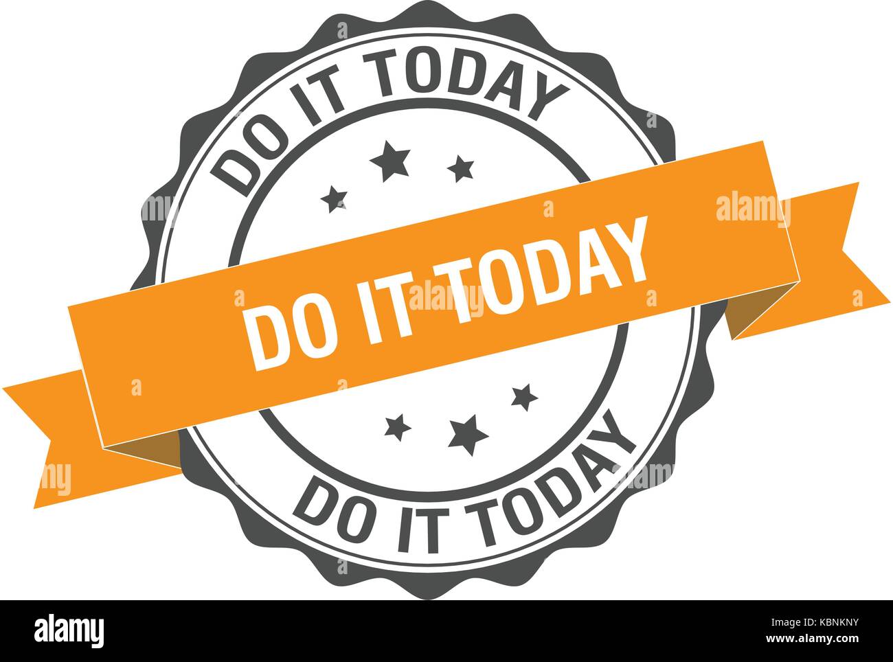 Do it today stamp illustration Stock Vector Image & Art - Alamy