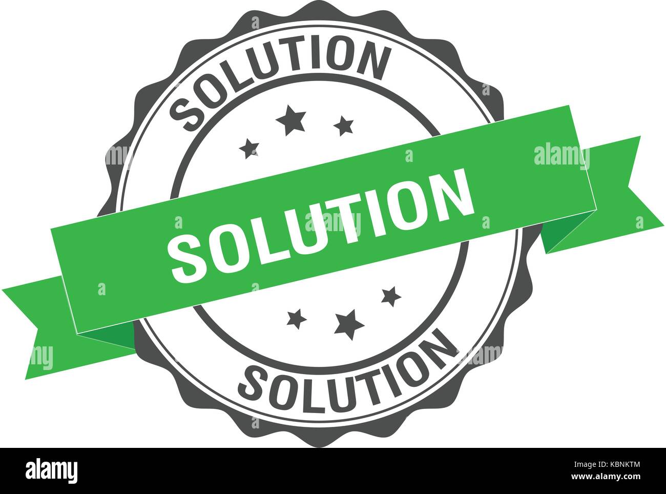 Solution stamp illustration Stock Vector Image & Art - Alamy