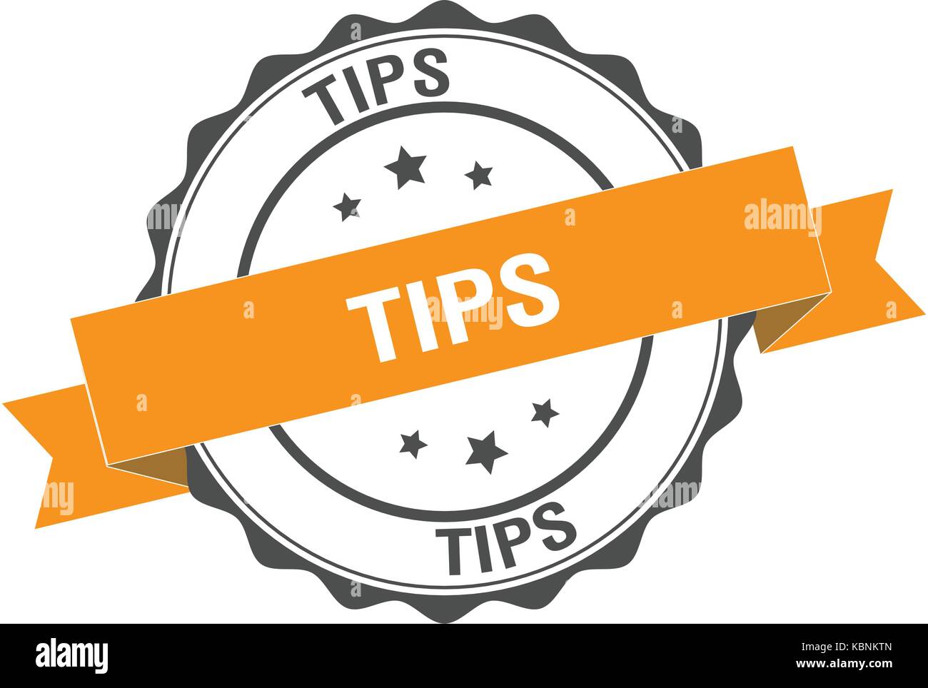 Tips stamp illustration Stock Vector Image & Art - Alamy