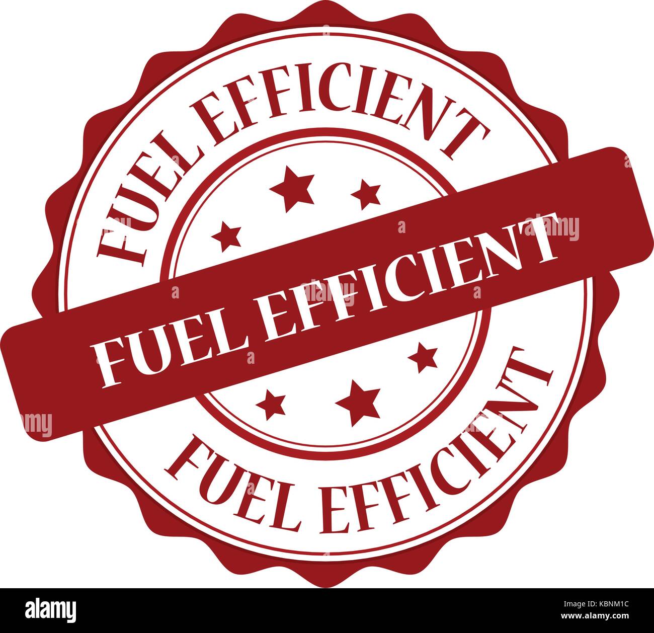 Fuel efficient red stamp illustration Stock Vector Image & Art - Alamy