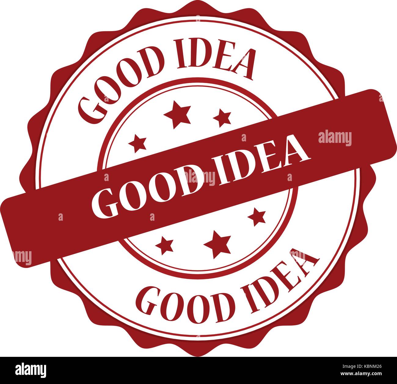 Good idea red stamp illustration Stock Vector Image & Art - Alamy