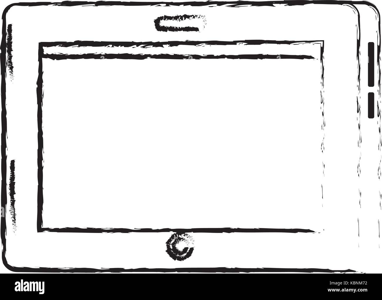 figure tablet technology touch and digital screen Stock Vector Image ...