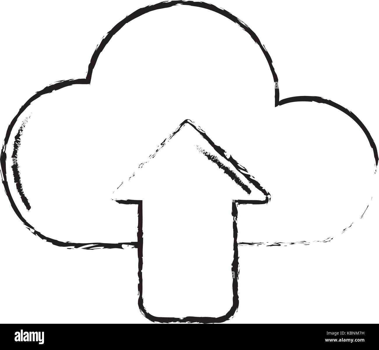 figure cloud data digital technology server Stock Vector Image & Art ...