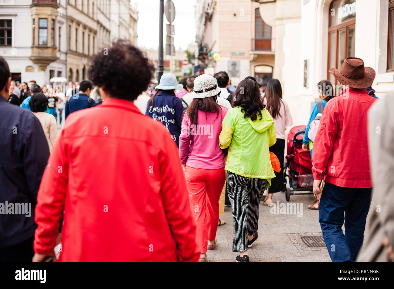 Urban life. People Walking In A Big City Street Stock Photo - Alamy