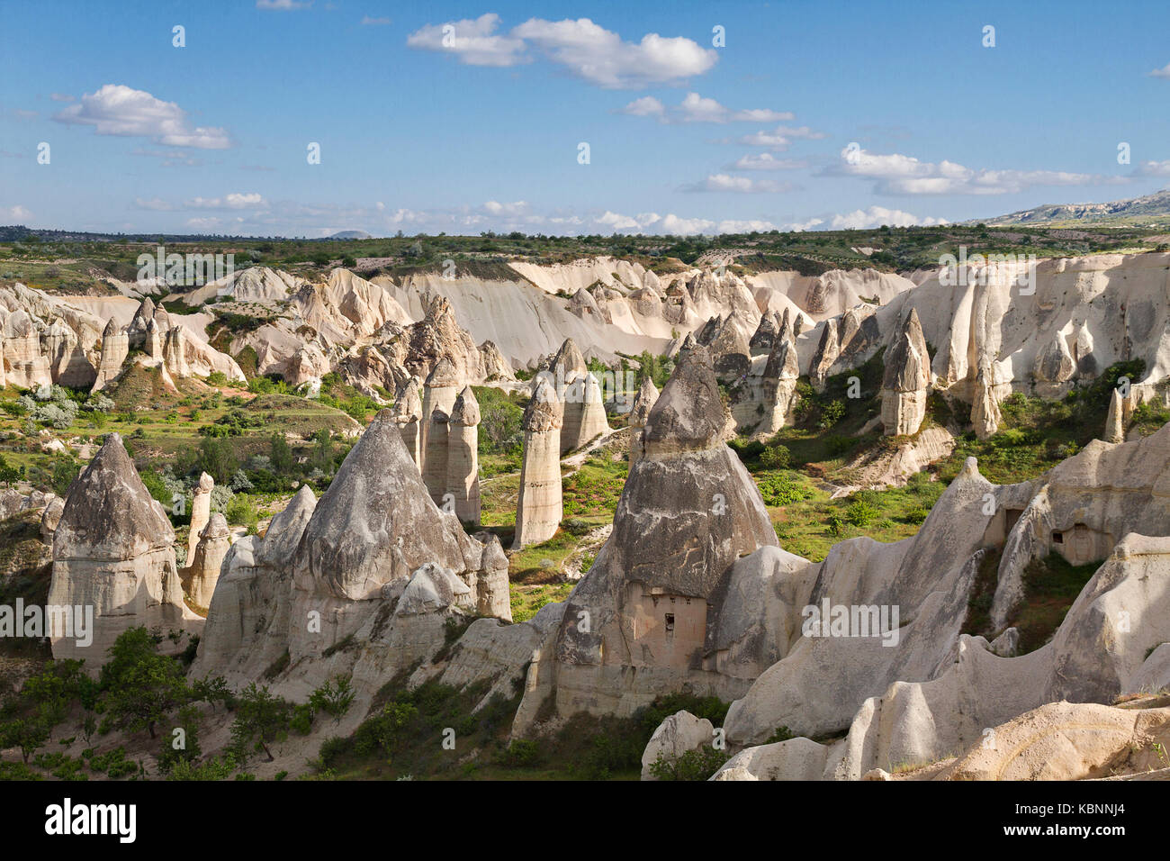 Volcanic rock formations in Cappadocia, Turkey Stock Photo - Alamy