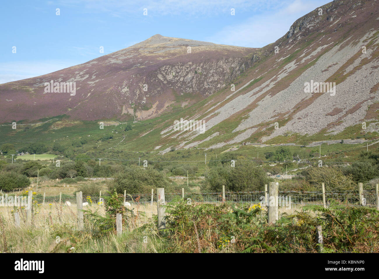 Landscape at Trefor; Caernarfon; Wales; UK Stock Photo - Alamy