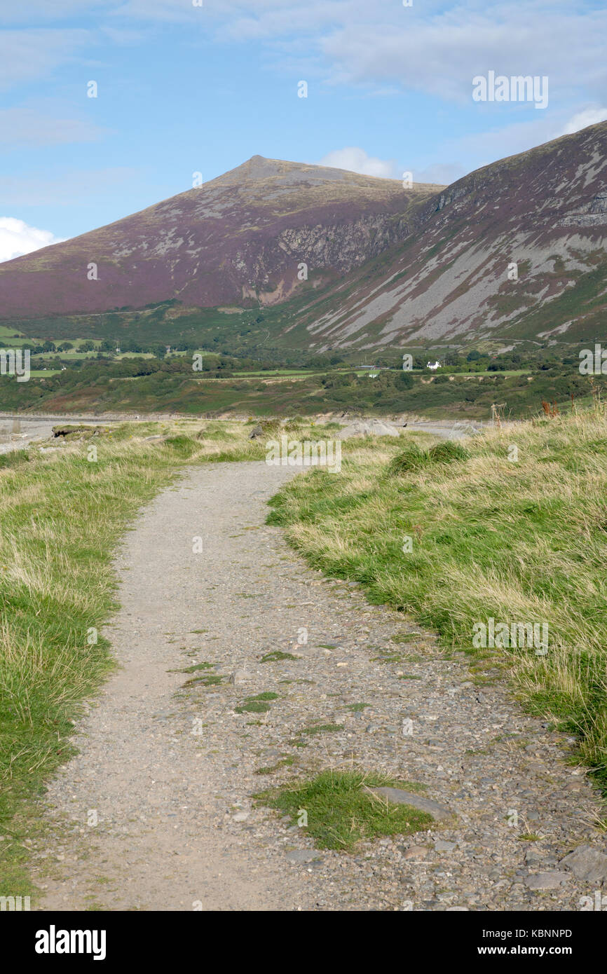 Footpath at Trefor; Caernarfon; Wales; UK Stock Photo - Alamy