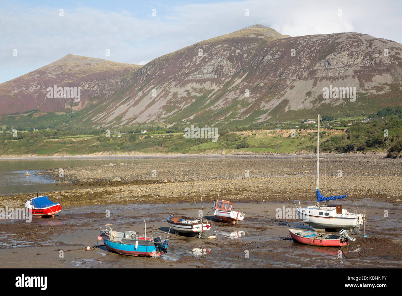 Fishing Boats in Trefor, Caernarfon, Wales; UK Stock Photo - Alamy
