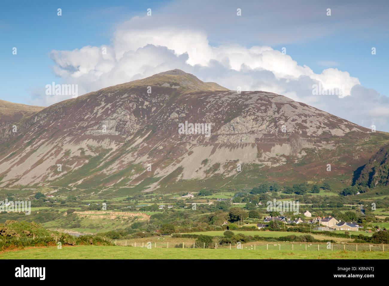 Mountain Peaks at Trefor; Caernarfon; Wales; UK Stock Photo - Alamy
