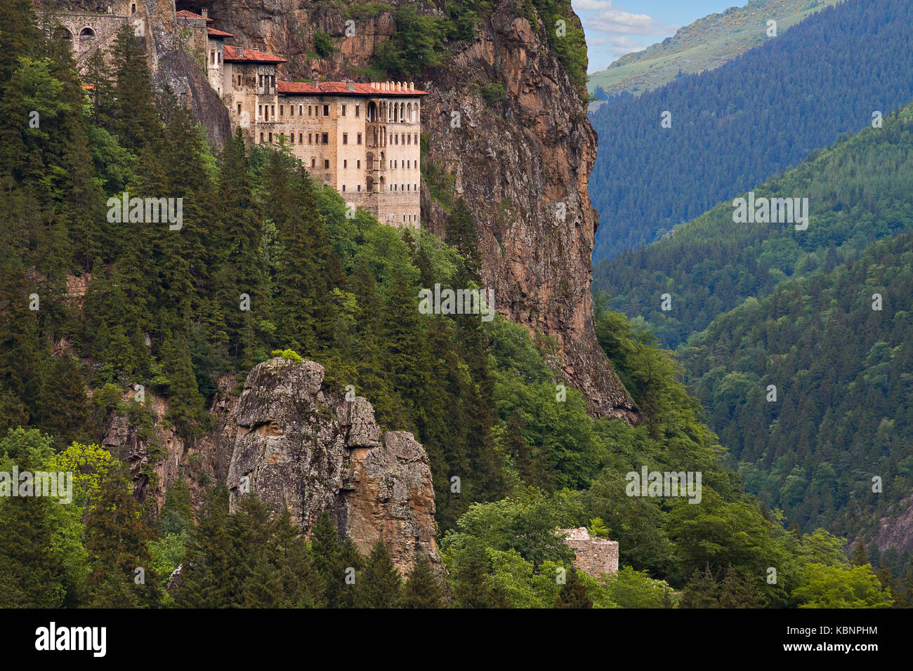 Sumela Monastery in Trabzon, Turkey. Greek Orthodox Monastery of Sumela ...