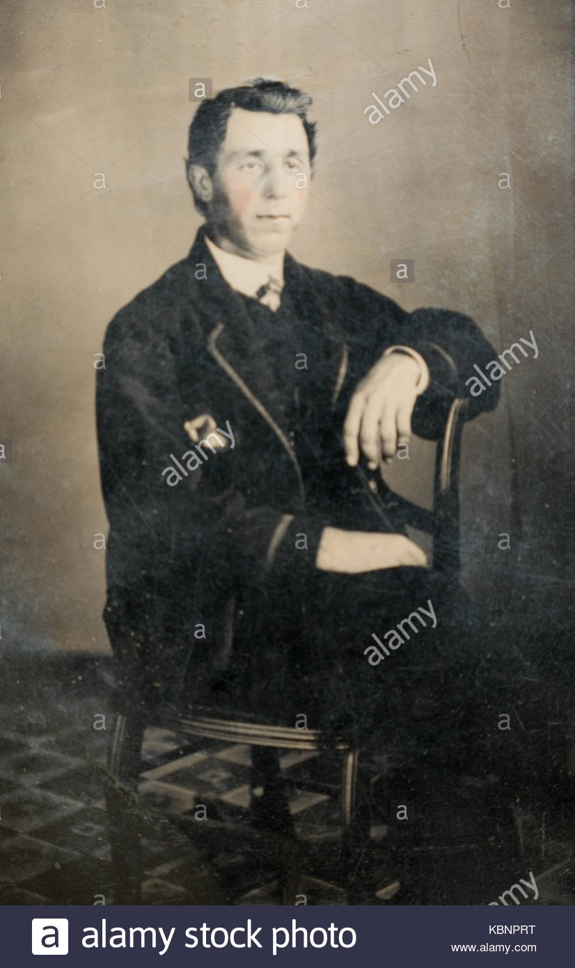 Melainotype Or Ferrotype High Resolution Stock Photography and Images ...