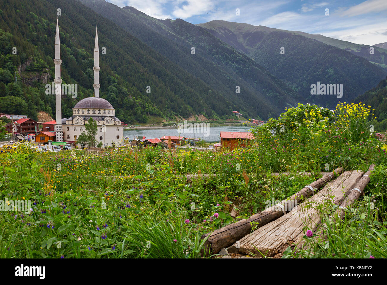 Mountain village of Uzungol in Trabzon, Turkey Stock Photo - Alamy