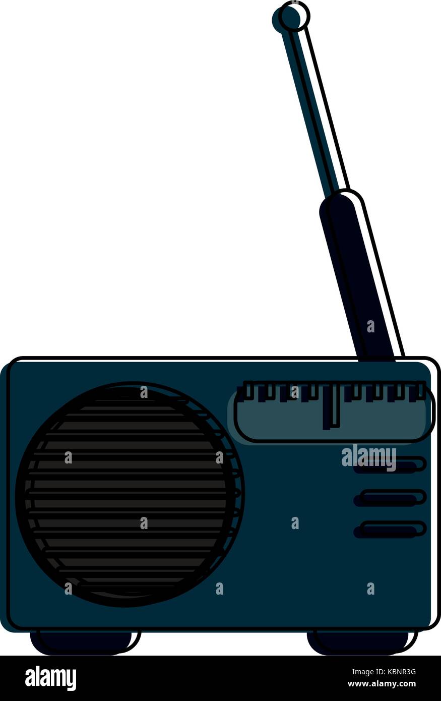 small radio with antenna icon image Stock Vector Image & Art - Alamy