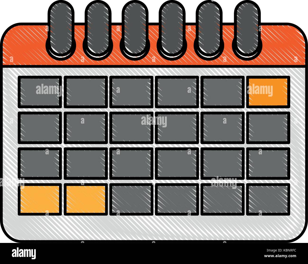 calendar with blank dates icon image Stock Vector Image & Art - Alamy