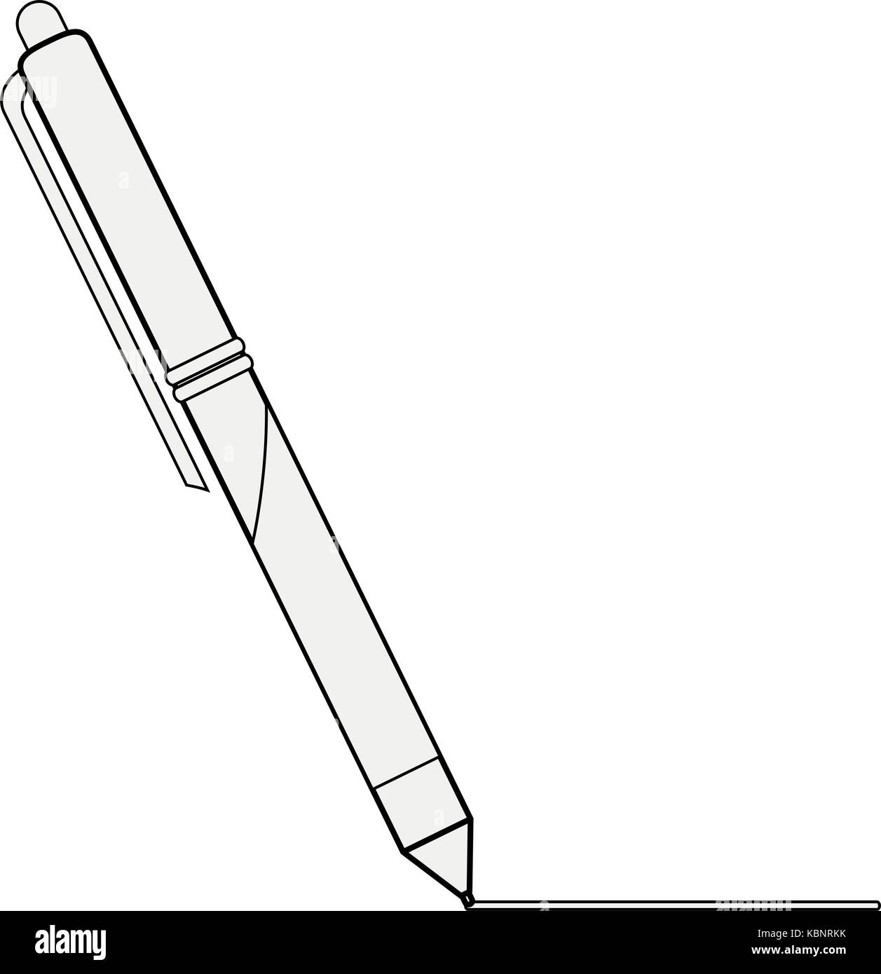 retractable pen icon image Stock Vector Image & Art - Alamy