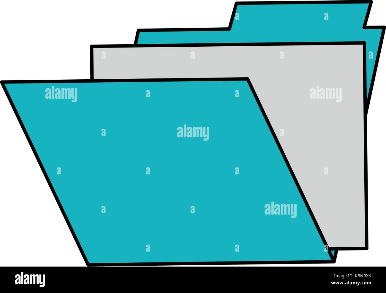 open file folder icon image Stock Vector Image & Art - Alamy