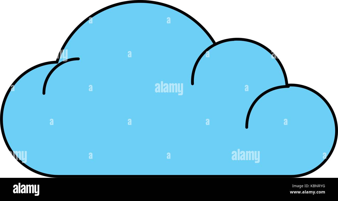blue cloud icon image Stock Vector Image & Art - Alamy