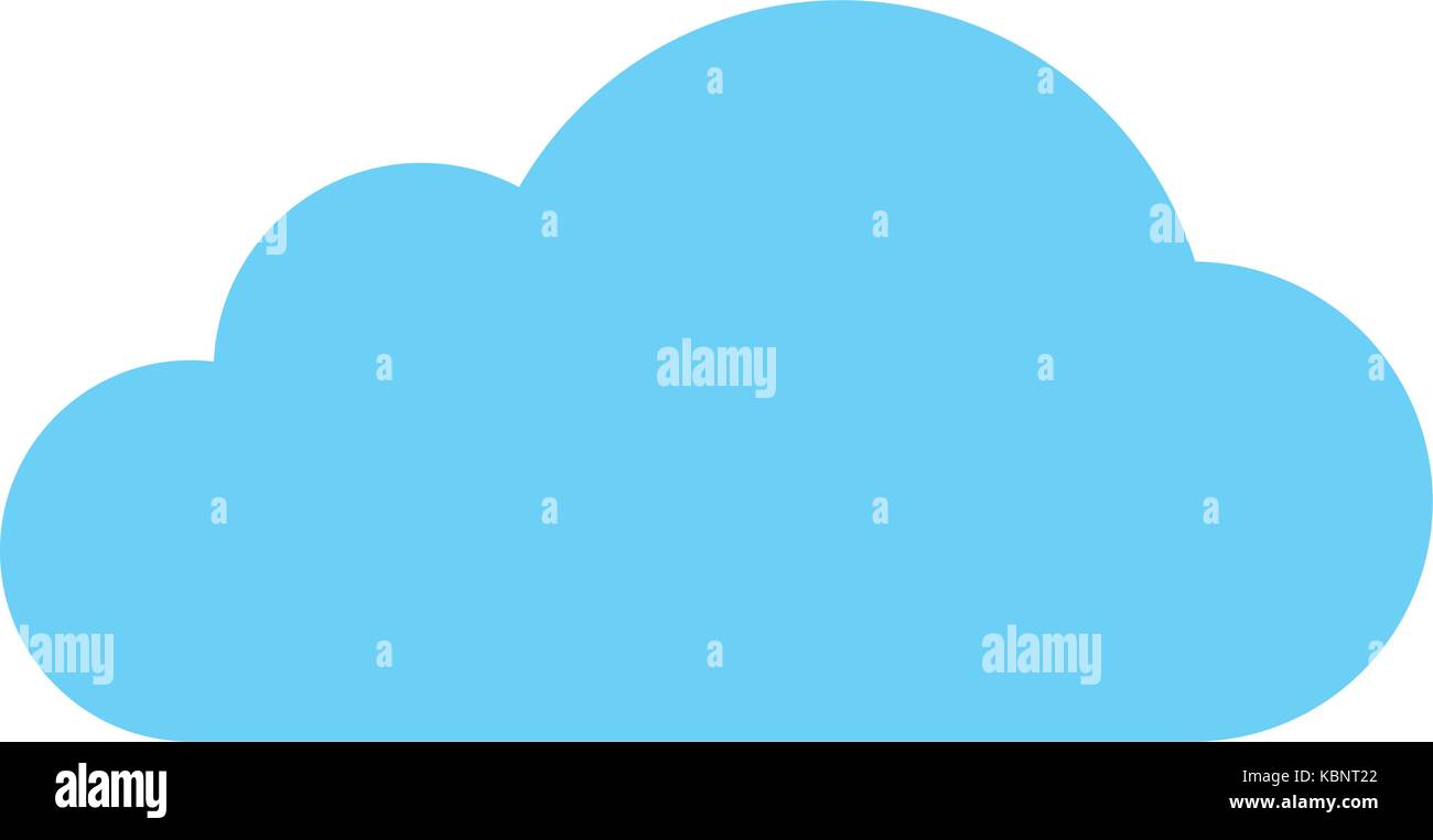 blue cloud icon image Stock Vector Image & Art - Alamy