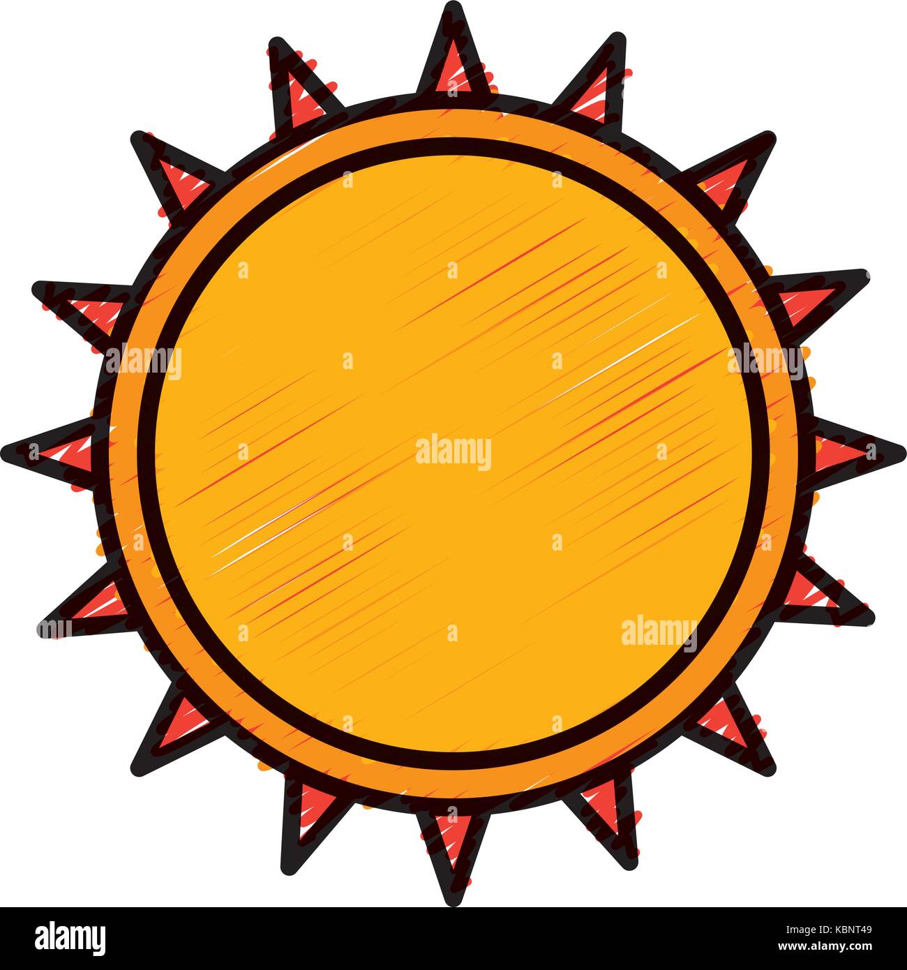 Sun isolated symbol Stock Vector Image & Art - Alamy