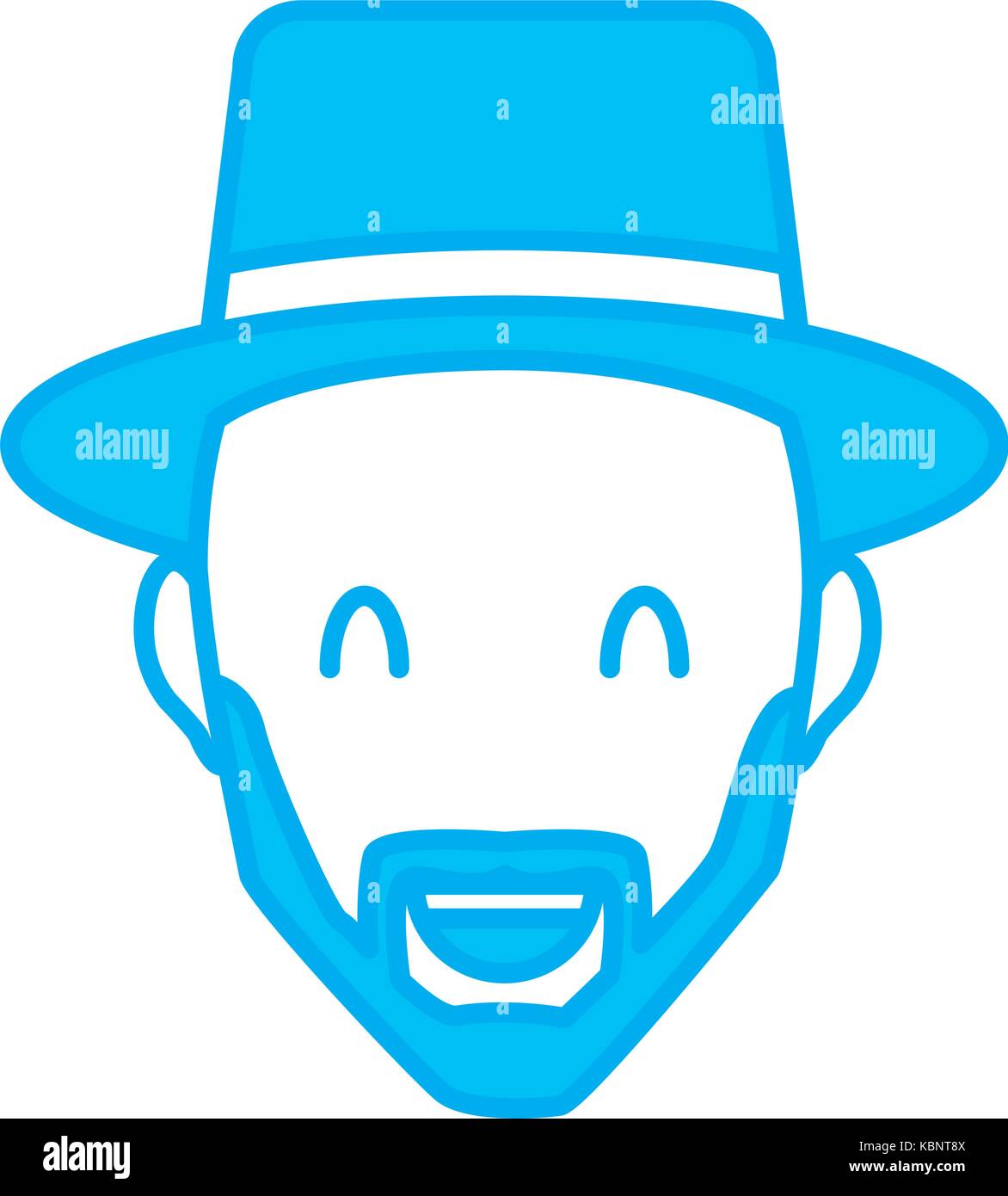 Woman with hat smiling cartoon Stock Vector Image & Art - Alamy