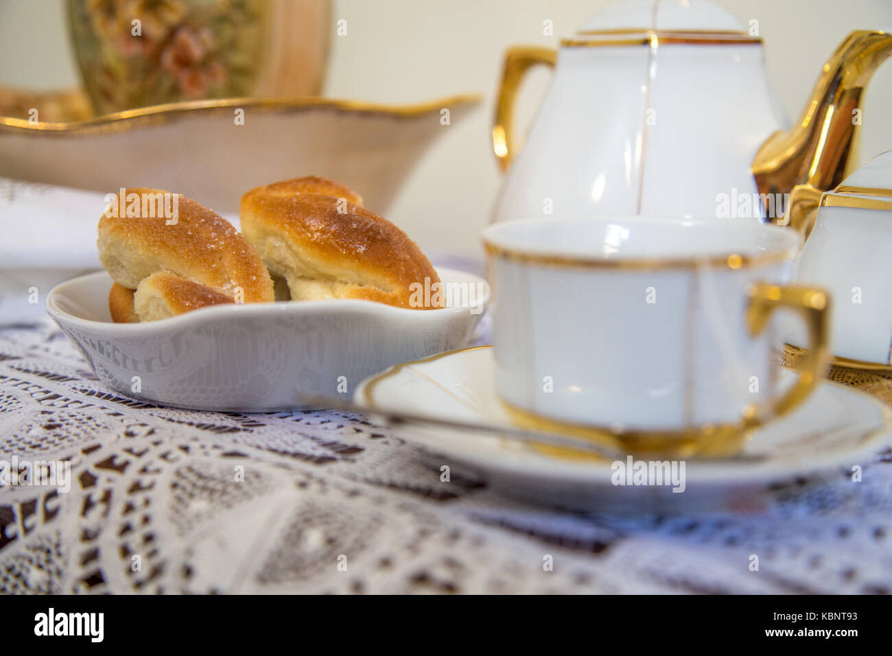 colonial breakfast brazil Stock Photo - Alamy