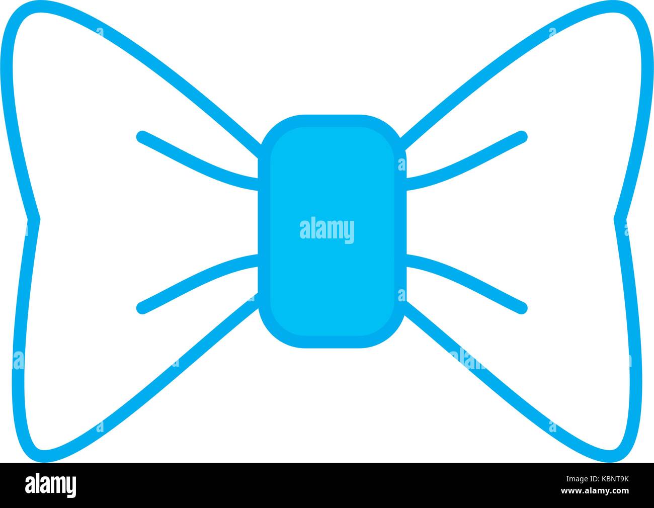 Decorative bow isolated Stock Vector Image & Art - Alamy