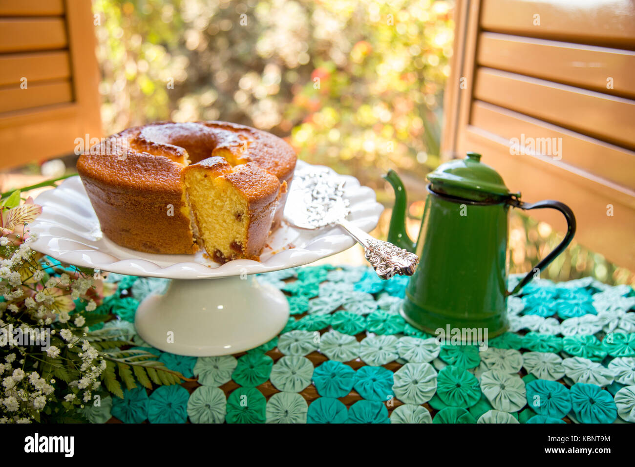 colonial breakfast brazil Stock Photo - Alamy