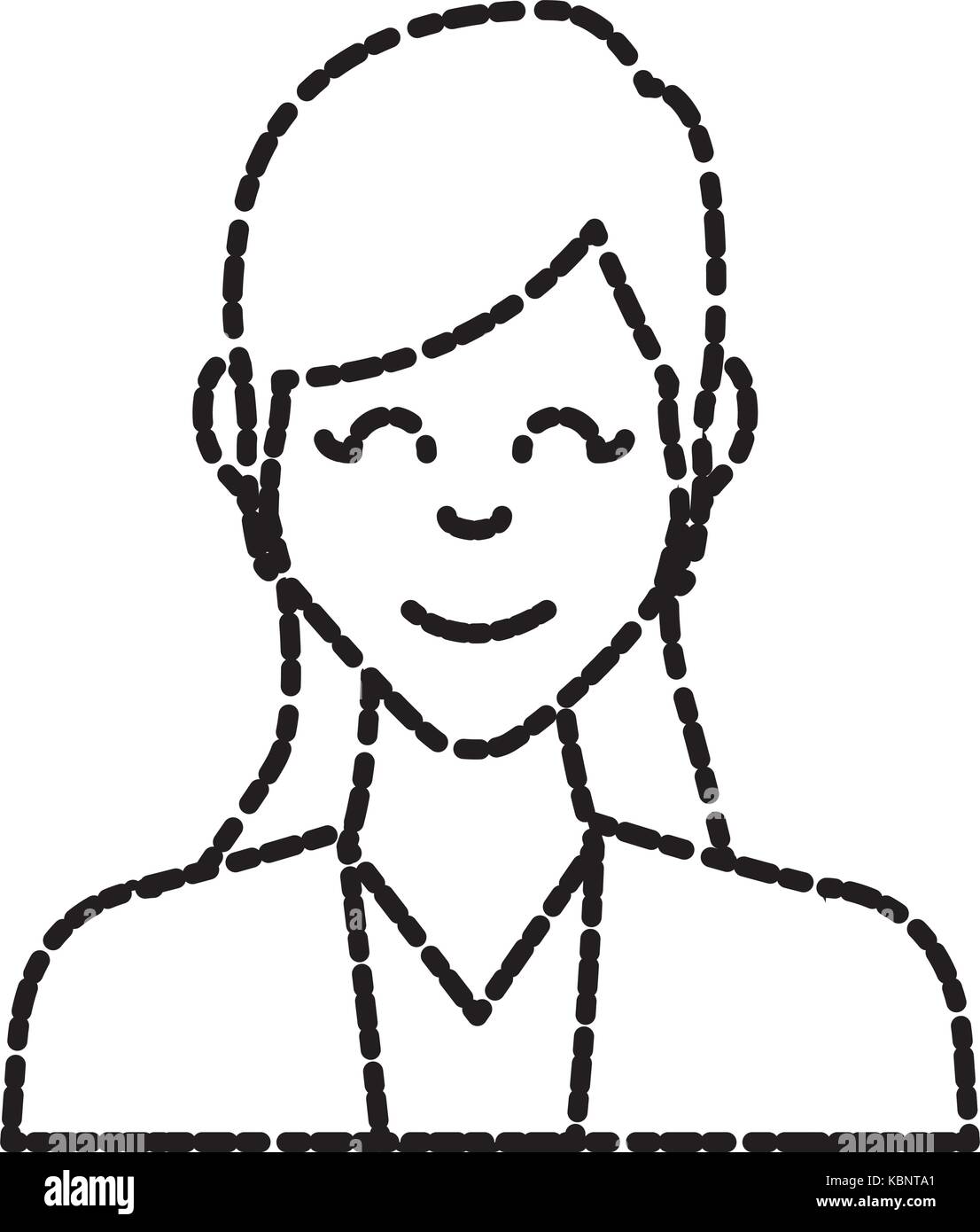 Woman smiling cartoon Stock Vector Image & Art - Alamy