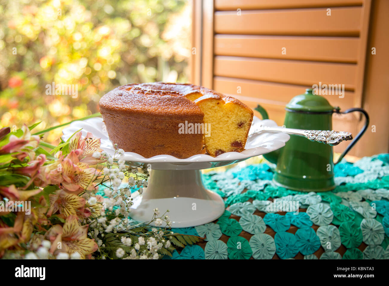 colonial breakfast brazil Stock Photo - Alamy