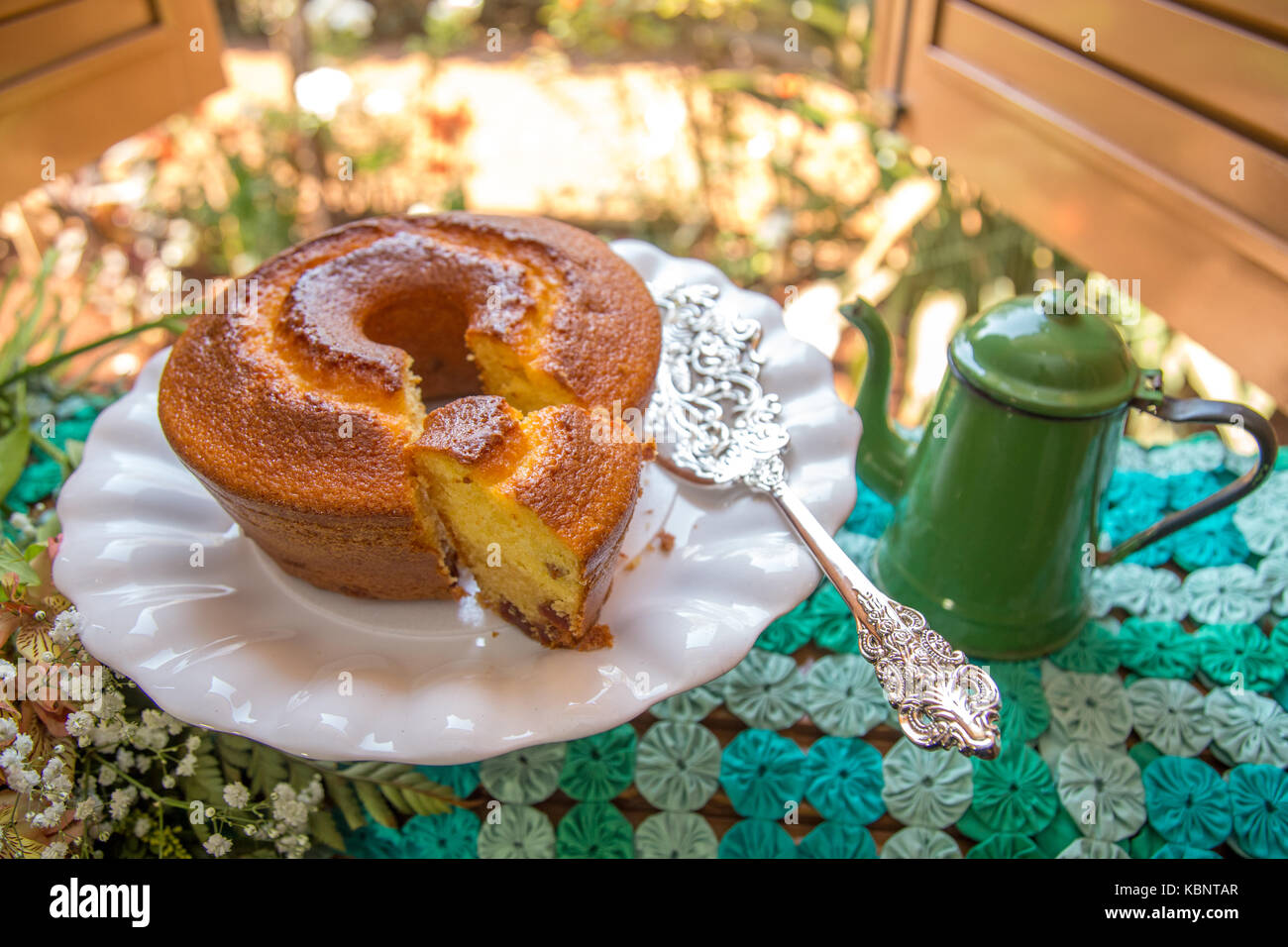 colonial breakfast brazil Stock Photo - Alamy
