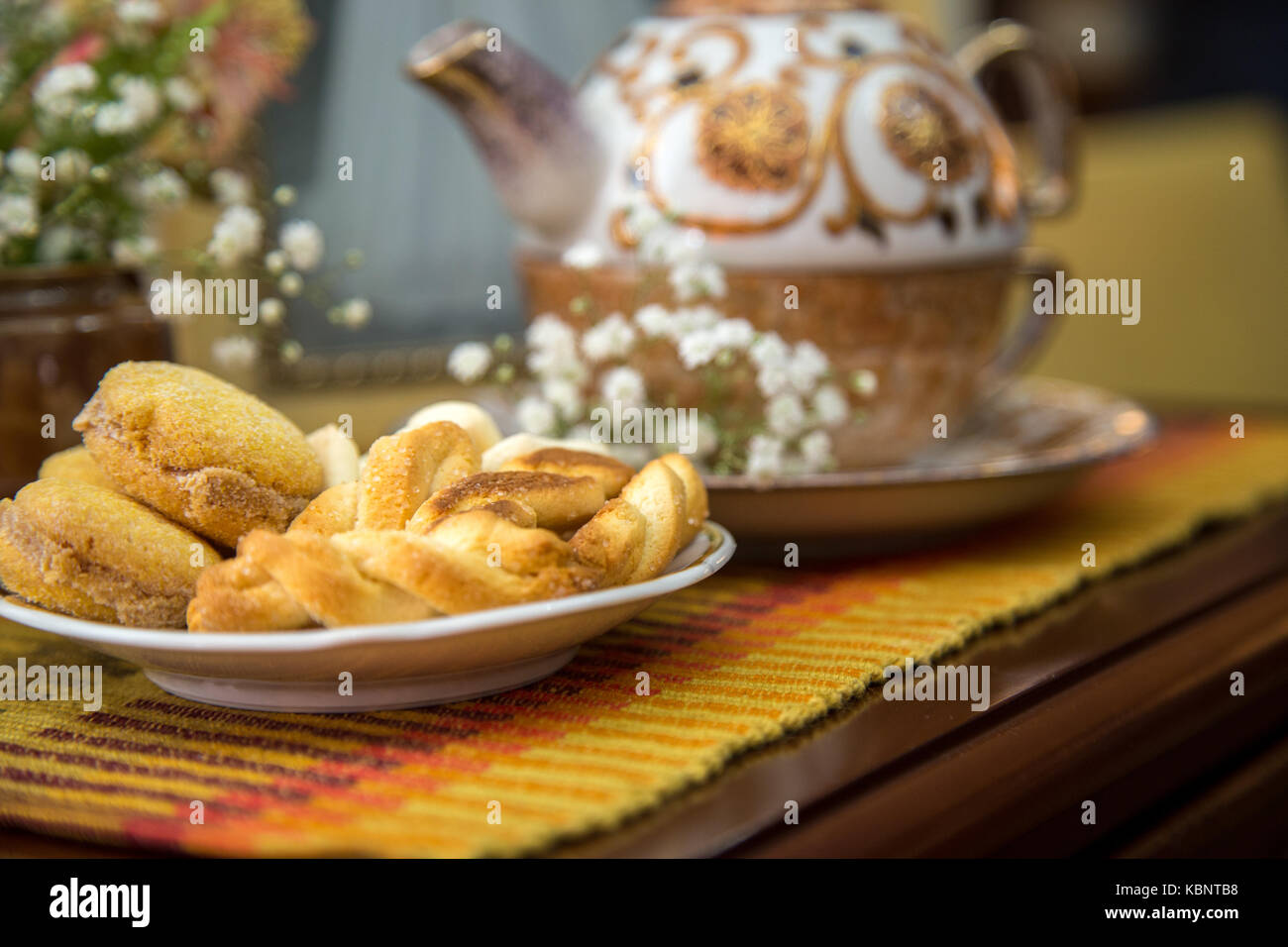 colonial breakfast brazil Stock Photo - Alamy