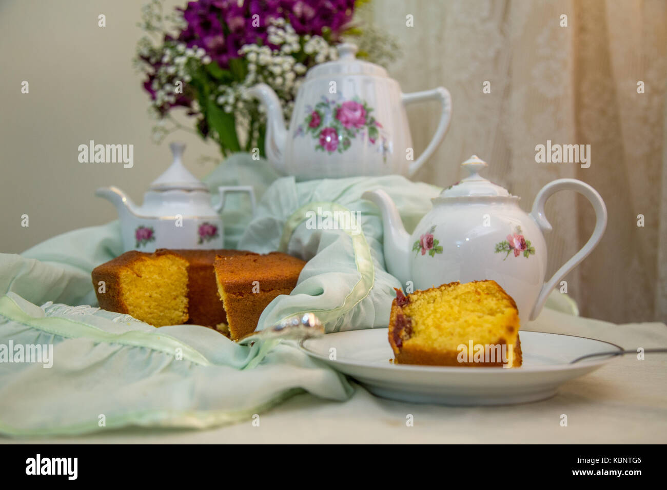 colonial breakfast brazil Stock Photo - Alamy