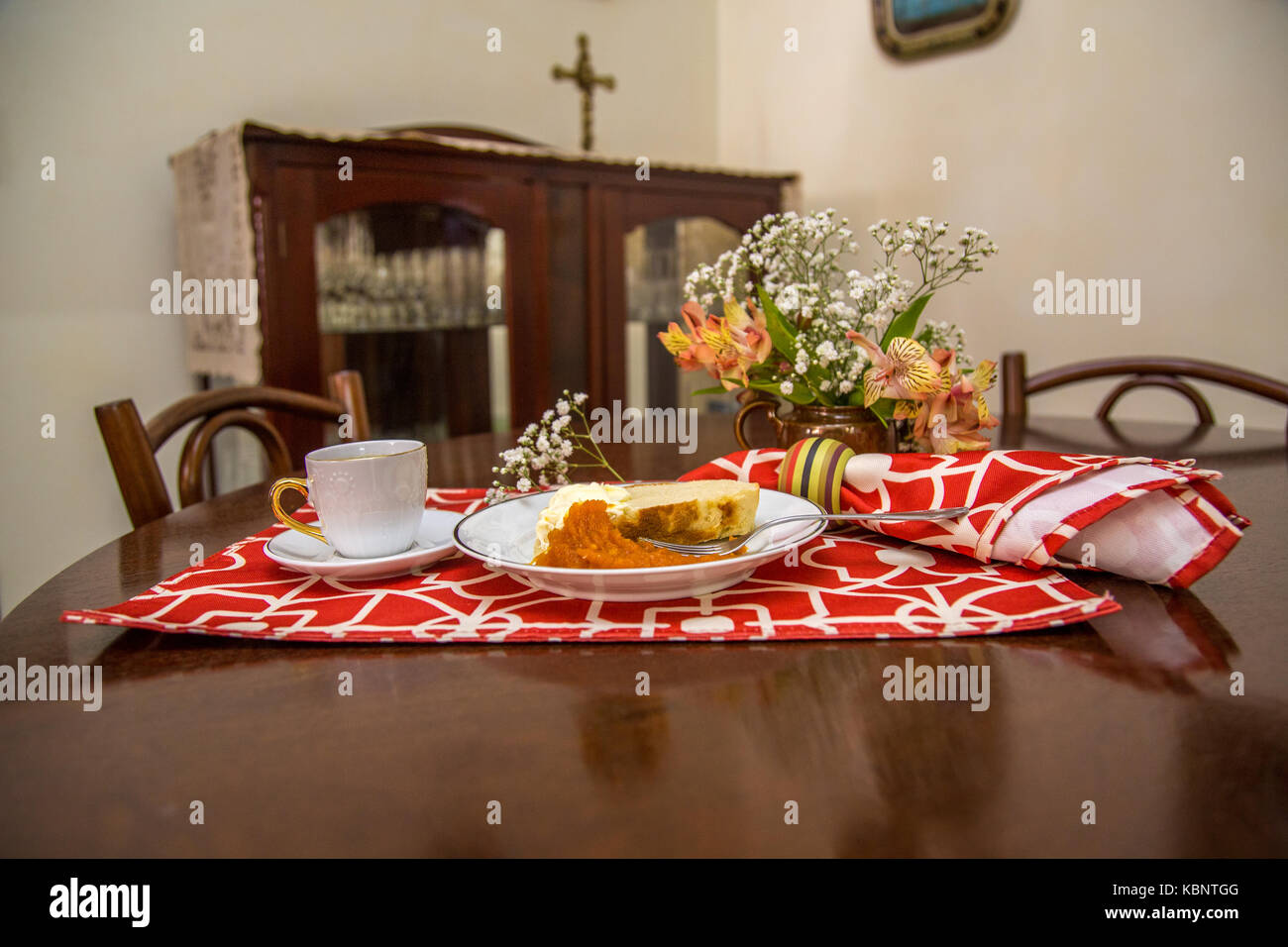 colonial breakfast brazil Stock Photo - Alamy