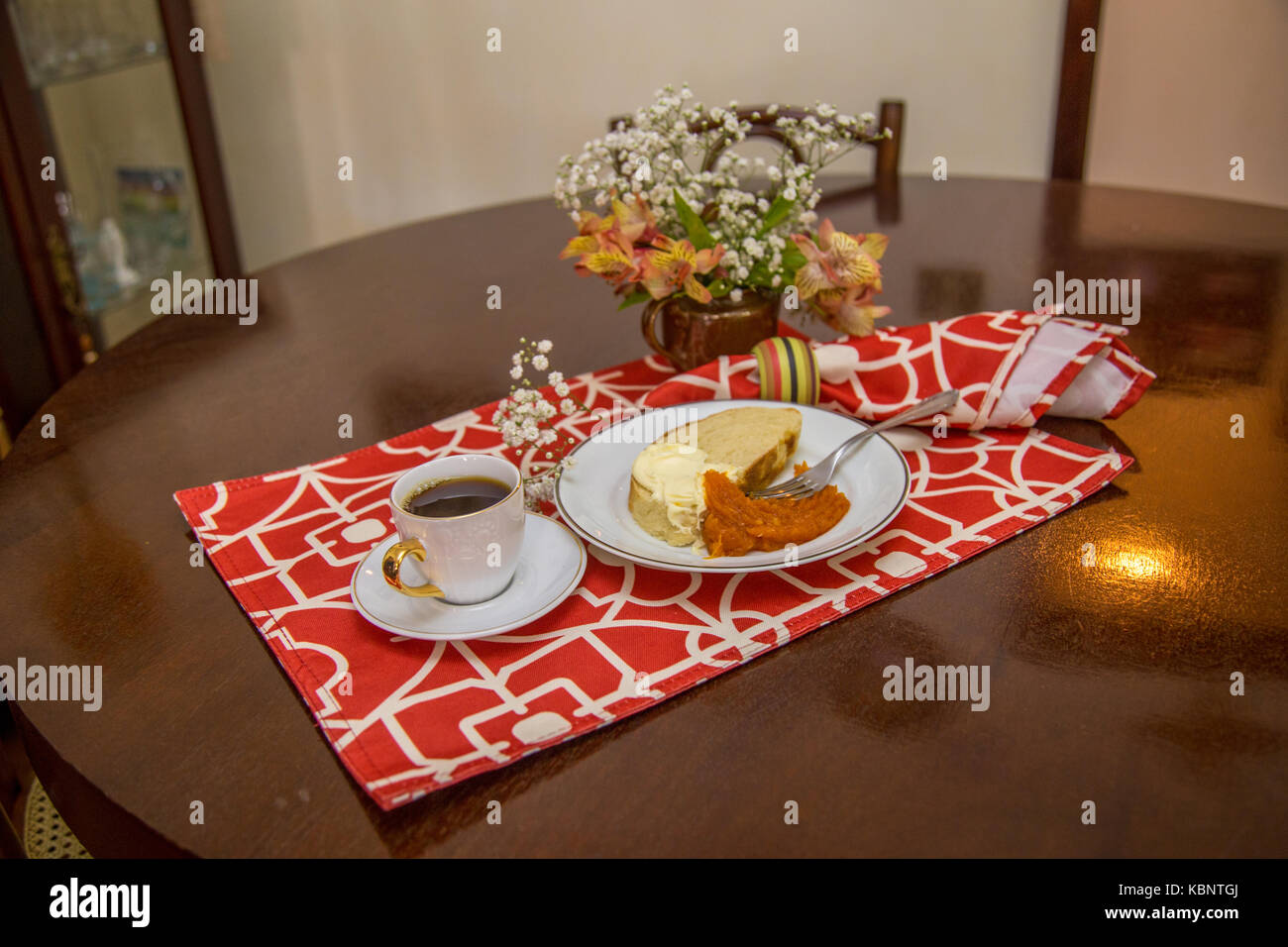 colonial breakfast brazil Stock Photo - Alamy