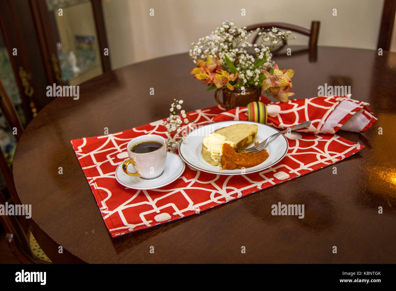 colonial breakfast brazil Stock Photo - Alamy